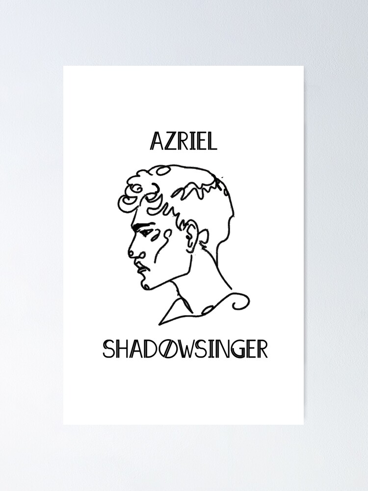 "ACOTAR Azriel Shadowsinger" Poster for Sale by baranskini | Redbubble