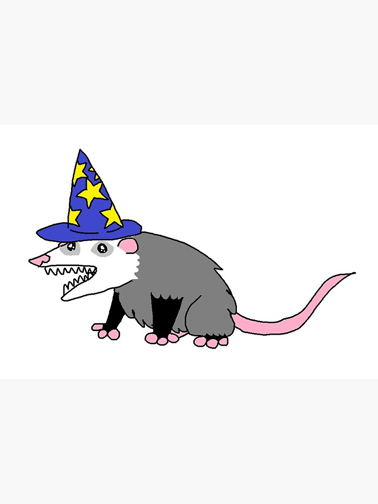 "wizard possum" Poster for Sale by sapphiccowboy | Redbubble