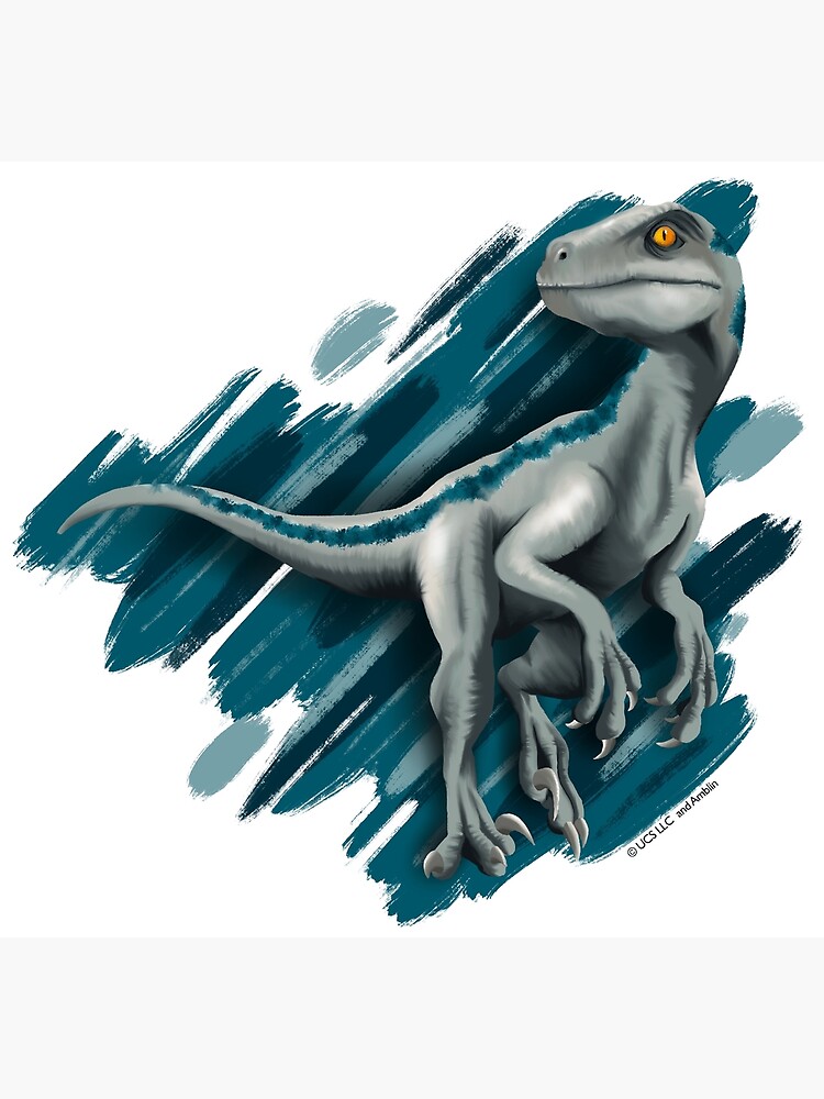 "Blue Jurassic World" Poster by Carlos-art-shop | Redbubble