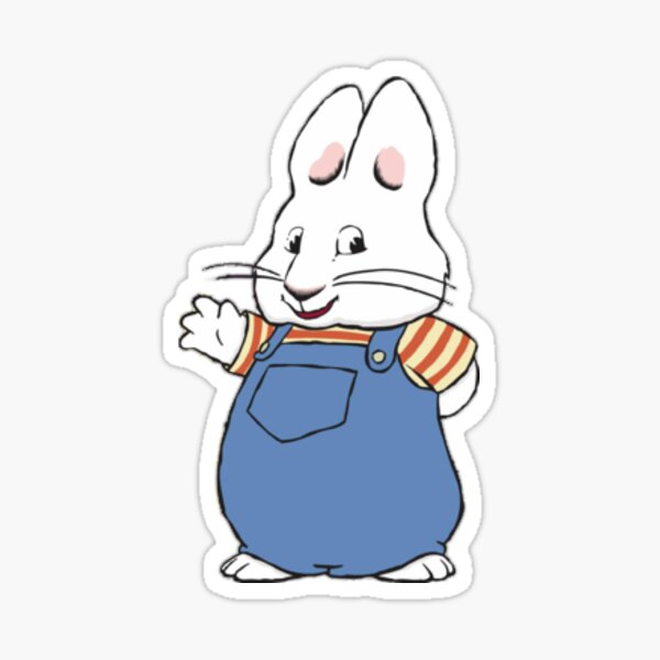 "Max (Max & Ruby)" Sticker for Sale by abigailclairej | Redbubble