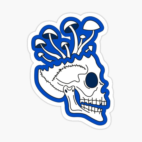 "Mushrooms For The Head" Sticker for Sale by RevivalGraphic | Redbubble