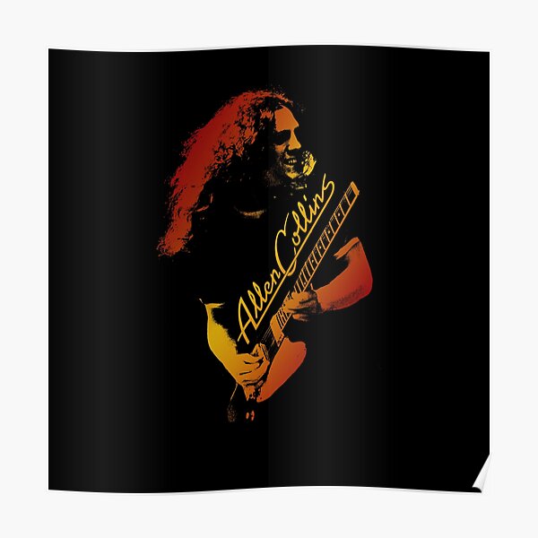 "Allen Collins" Poster for Sale by PixelBuilder | Redbubble