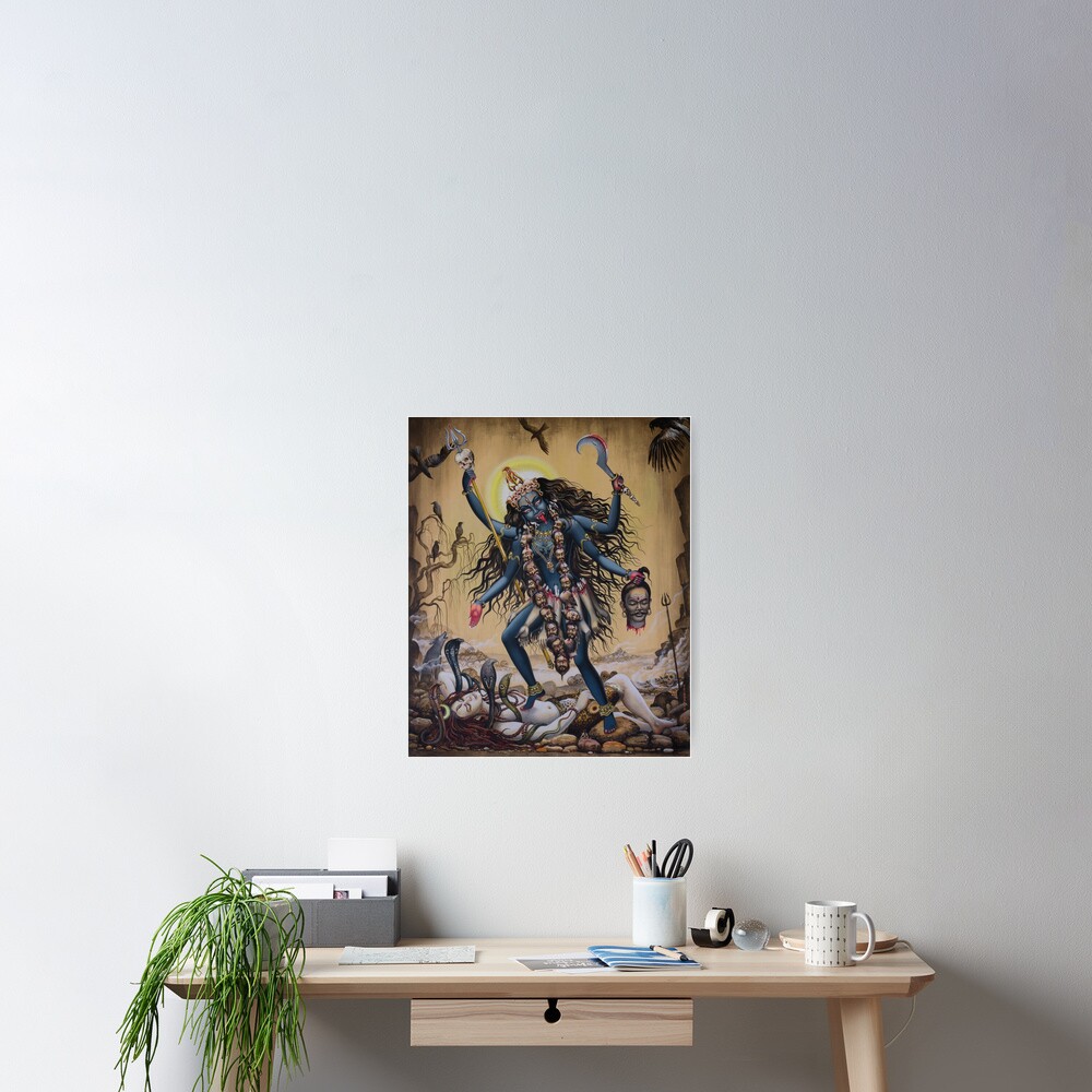 "Kali" Poster by vrindavandas | Redbubble