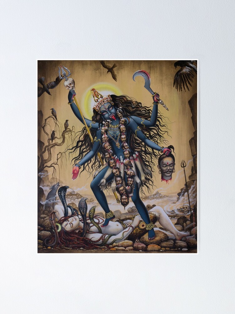 "Kali" Poster for Sale by Vrindavan Das | Redbubble