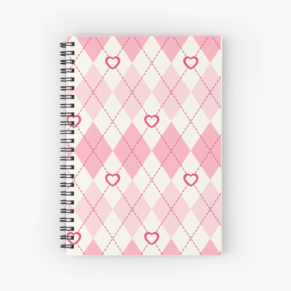 "Preppy, Aesthetic, Pink, Heart, Argyle, Checkered, Preppy Aesthetic ...