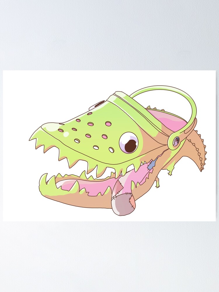 "The Croc Croc" Poster for Sale by PurringPastels | Redbubble