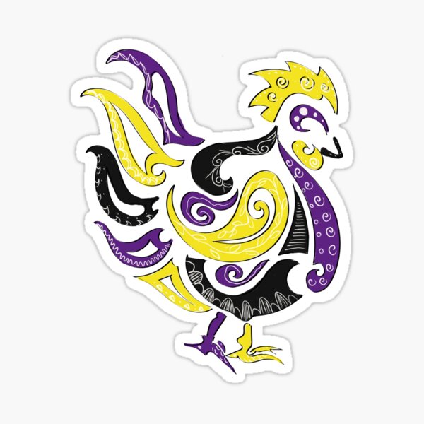 "Non-Binary Pride Chicken" Sticker for Sale by ThePrideStudio | Redbubble