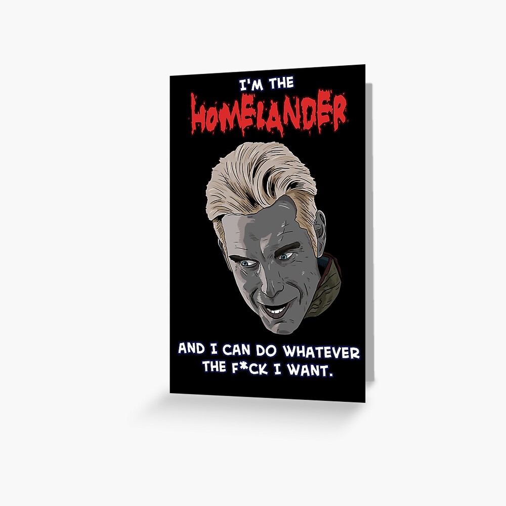 "Homelander - The Boys" Greeting Card for Sale by blacksnowcomics ...