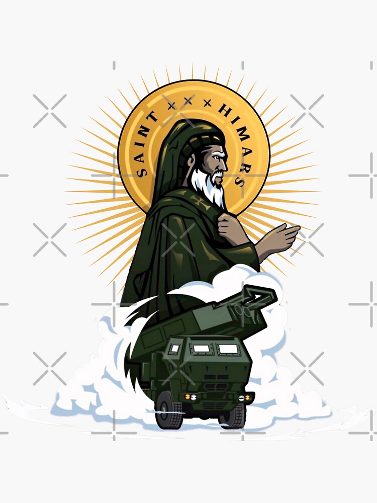 "Saint Himars M421" Sticker for Sale by all-heros | Redbubble