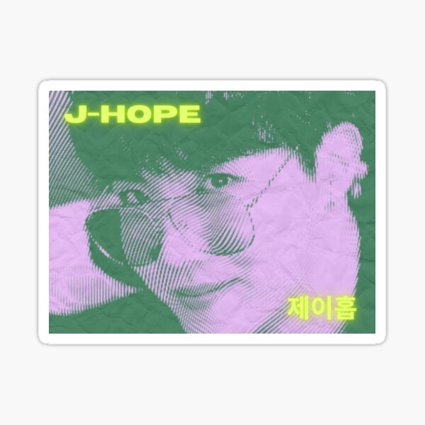 "BTS, J-Hope Design" Sticker for Sale by FikaStore28 | Redbubble