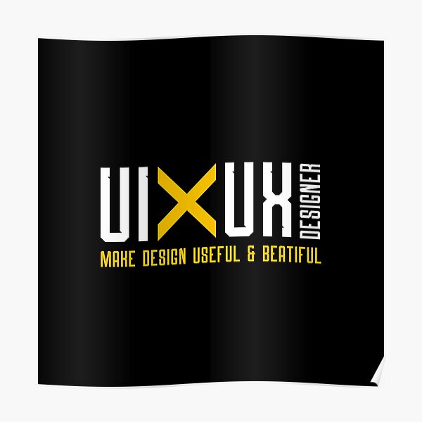 "UI UX designer T shirts design and other merchandise" Poster for Sale ...
