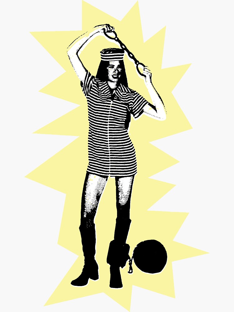 "Jail Lady" Sticker for Sale by JYBSHOP | Redbubble