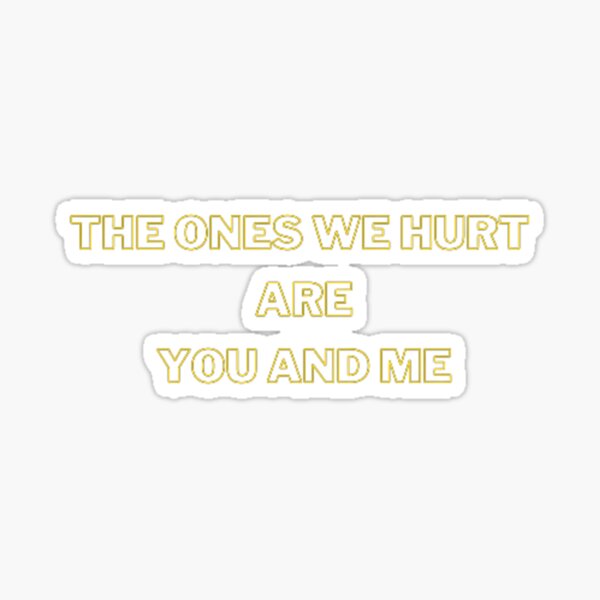 "you and me" Sticker for Sale by AD37 | Redbubble