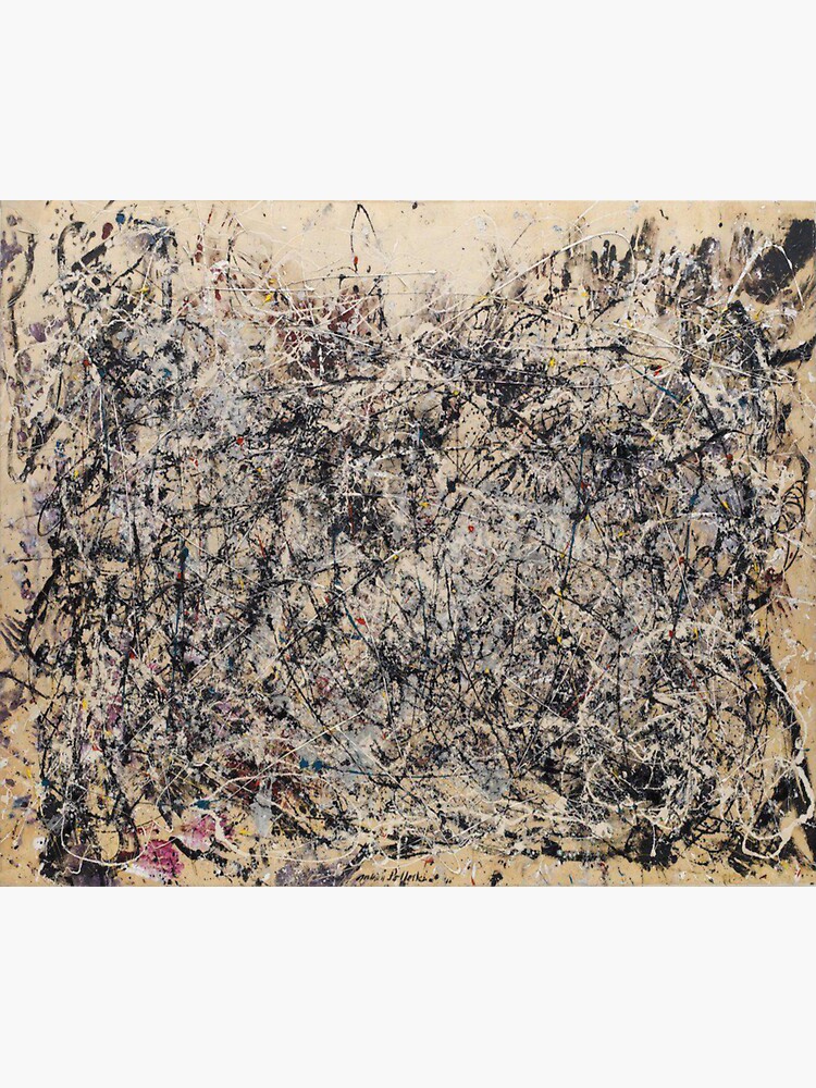 " jackson pollock One: Number 31" Sticker for Sale by Penelope101 ...