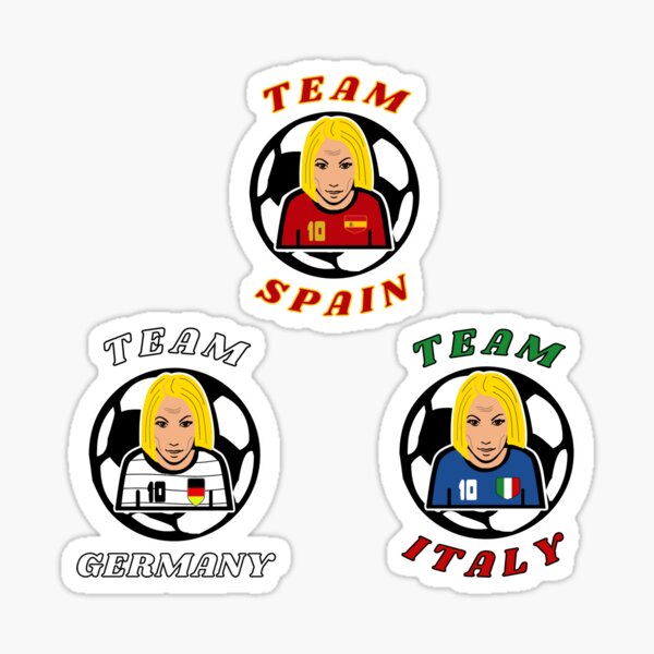 "Women's Soccer Teams / Sticker Pack #2" Sticker for Sale by Happy-Work ...