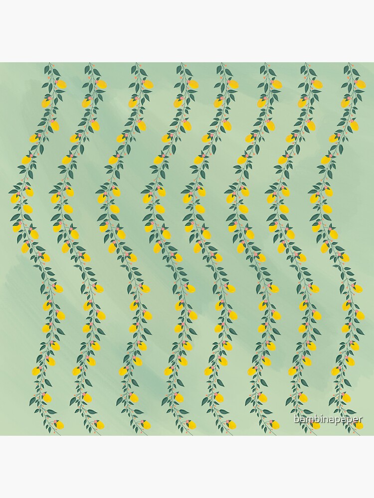"Lemon Vine" Sticker for Sale by bambinapaper | Redbubble
