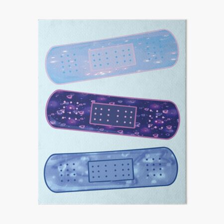 "Aesthetics y2k blue bandages cute nose bandage adorable kawaii pastel ...