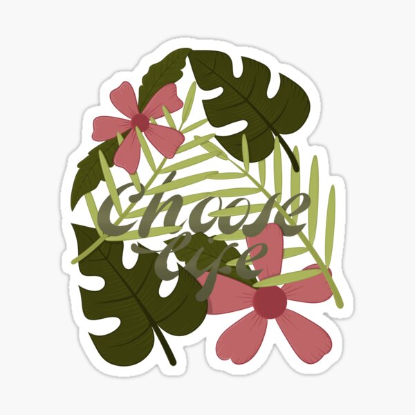 "choose life" Sticker for Sale by karyavna | Redbubble