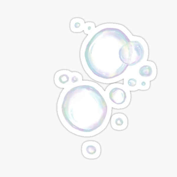 "Pastel Bubbly Bubbles " Sticker for Sale by eucalypsus | Redbubble