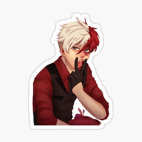 "Cute todoroki movie" Sticker for Sale by Angelika922 | Redbubble