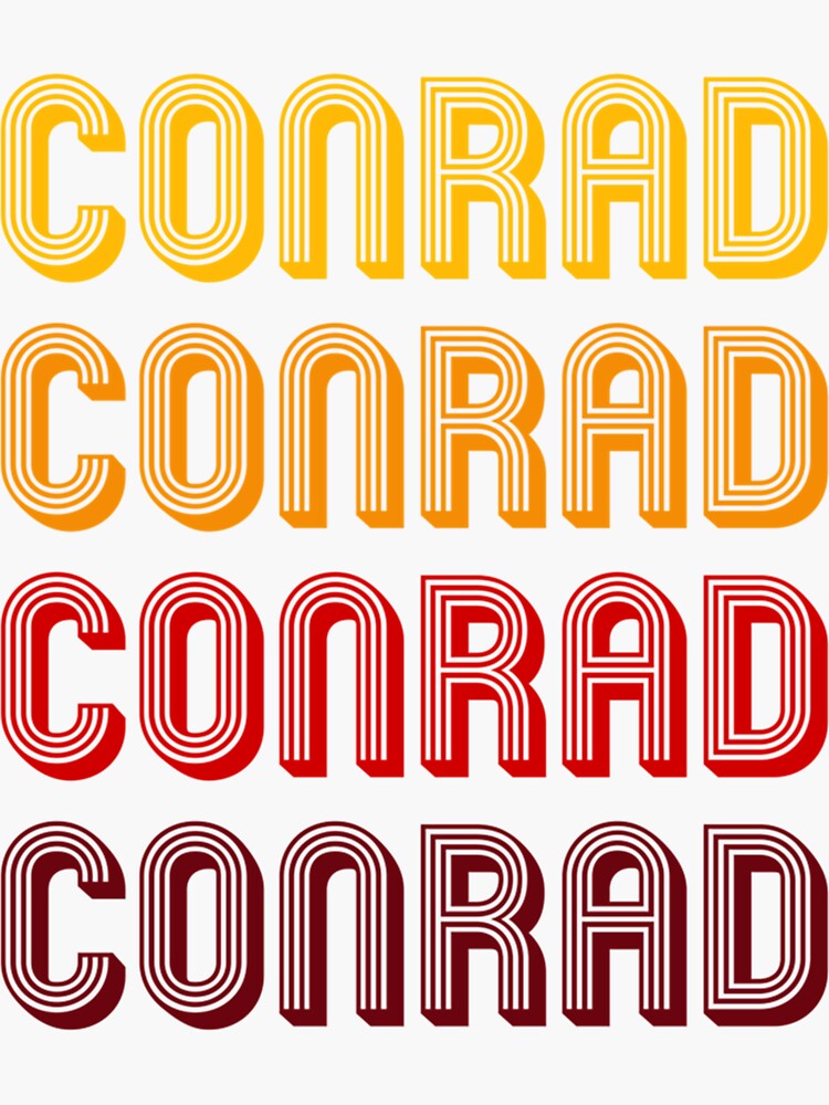 "Conrad - Retro Minimal Line Pattern Active " Sticker for Sale by ...