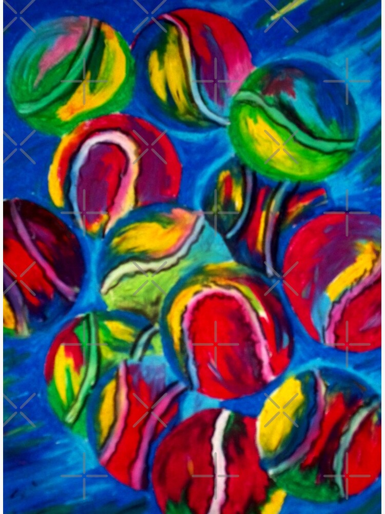 "Colorful Tennis Art" Canvas Print for Sale by JenStedmansArt | Redbubble