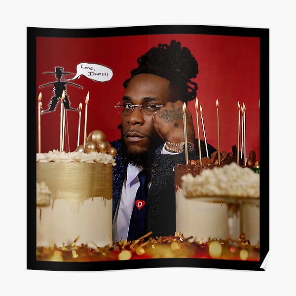"Burna Boy" Poster for Sale by christerson | Redbubble