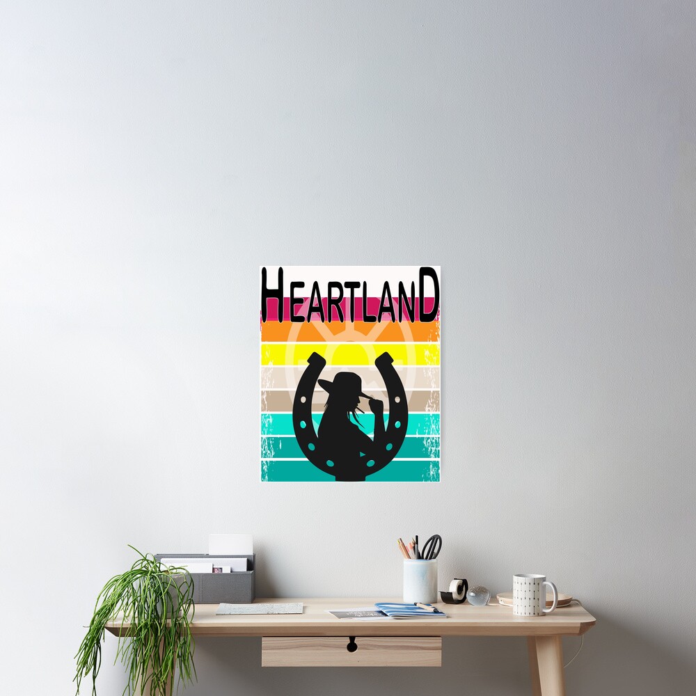 Póster «Sunset Heartland, Sunset Heartland Logo, Heartland Ranch, Heartland Loves, Horse Lovers ...