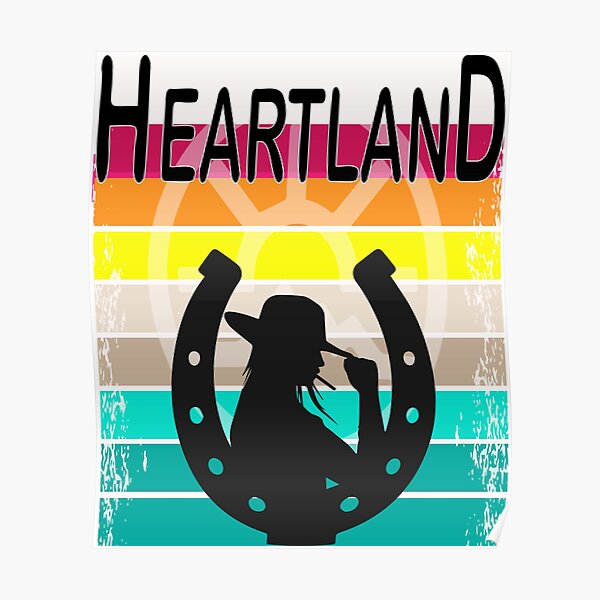 Póster «Sunset Heartland, Sunset Heartland Logo, Heartland Ranch ...