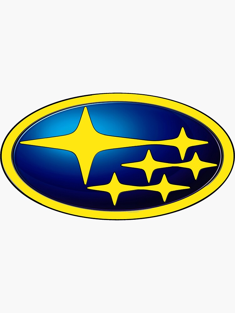 "SUBIE-LOGO " Sticker for Sale by LorainWiza421 | Redbubble