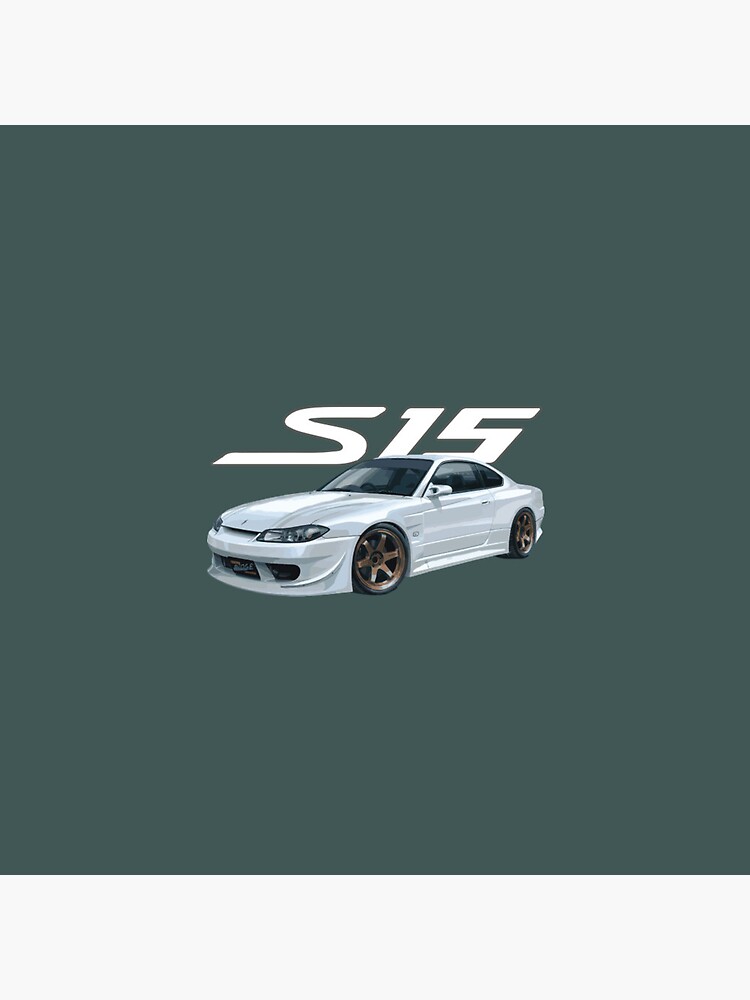 "Nissan Silvia S15 T-ShirtVertex Body-kit S15 SILVIA spec r Volk Rays TE37 DRIFT" Pin for Sale ...