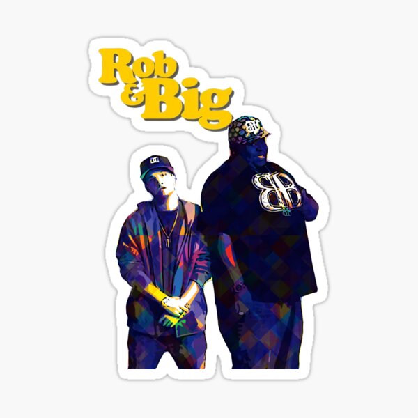 "Rob And Big Colorful" Sticker for Sale by Dawn6441 | Redbubble