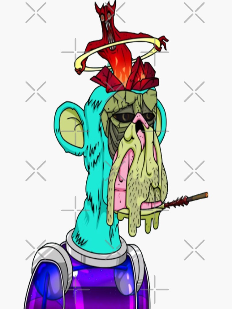 "Cut Monkey Memes funny lover " Sticker for Sale by DogssLove | Redbubble