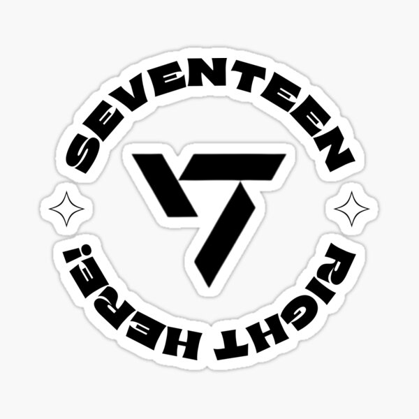 "Seventeen 17 Kpop" Sticker for Sale by Strawberryne | Redbubble