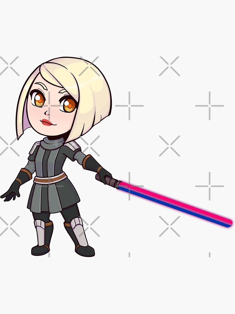 "Lana Beniko Bisexual Pride" Sticker for Sale by zulcakes | Redbubble