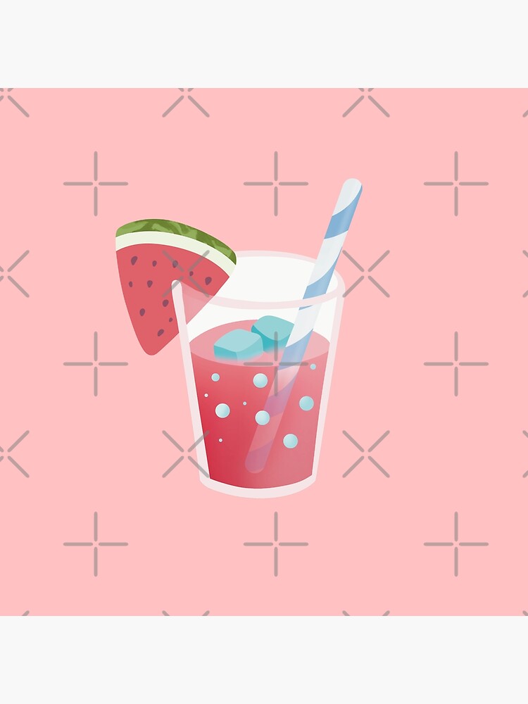 "Cute Watermelon juice design " Poster for Sale by mil-creates | Redbubble