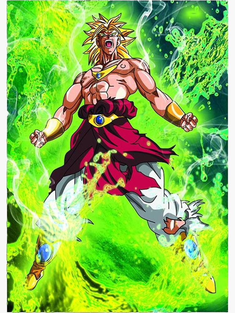 "Broly vintage" Sticker for Sale by Dylan751 | Redbubble