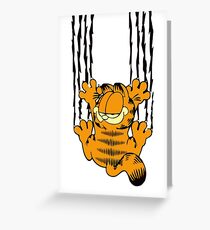 Garfield Greeting Cards | Redbubble