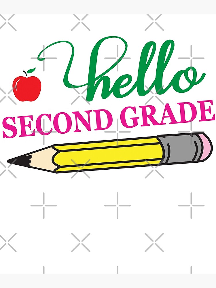 Lámina fotográfica «Hola segundo grado como regreso a la escuela para ...