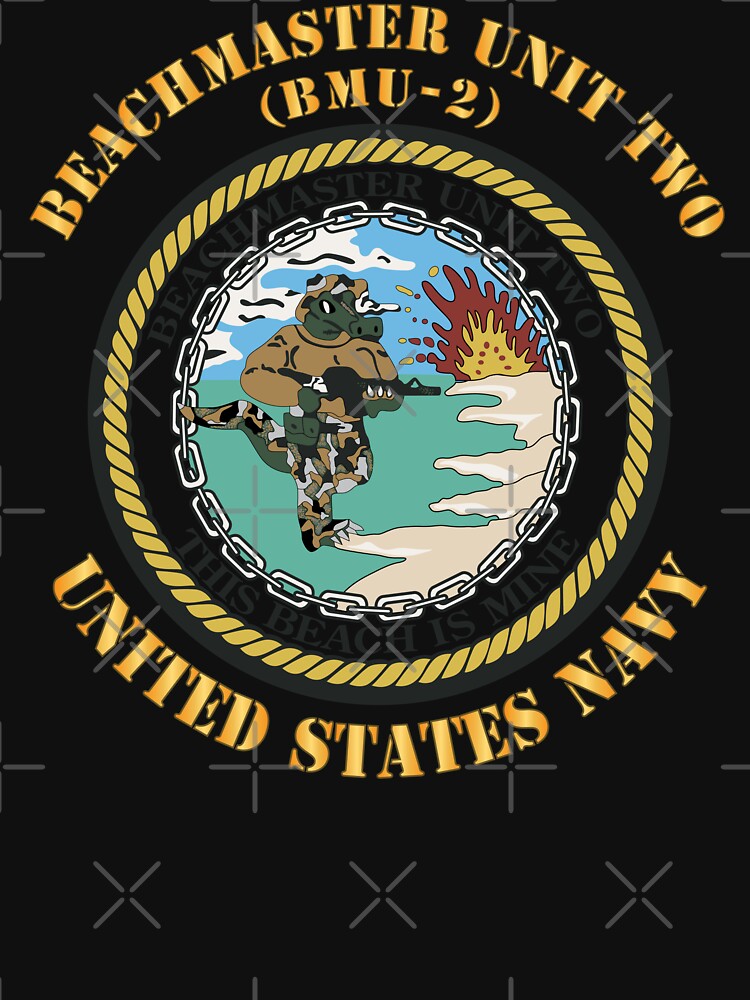 " Navy - Beachmaster Unit Two (BMU-2) X 300" T-shirt for Sale by ...