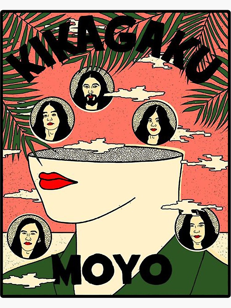 "Kikagaku Moyo " Sticker for Sale by FeestSabryna | Redbubble