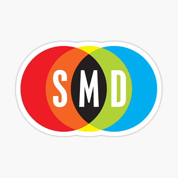 "SMD Rainbow" Sticker for Sale by Reanseeo | Redbubble