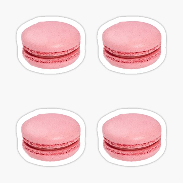 "Light Pink Macaroons Sweet Dessert Aesthetic Gifts" Sticker for Sale ...