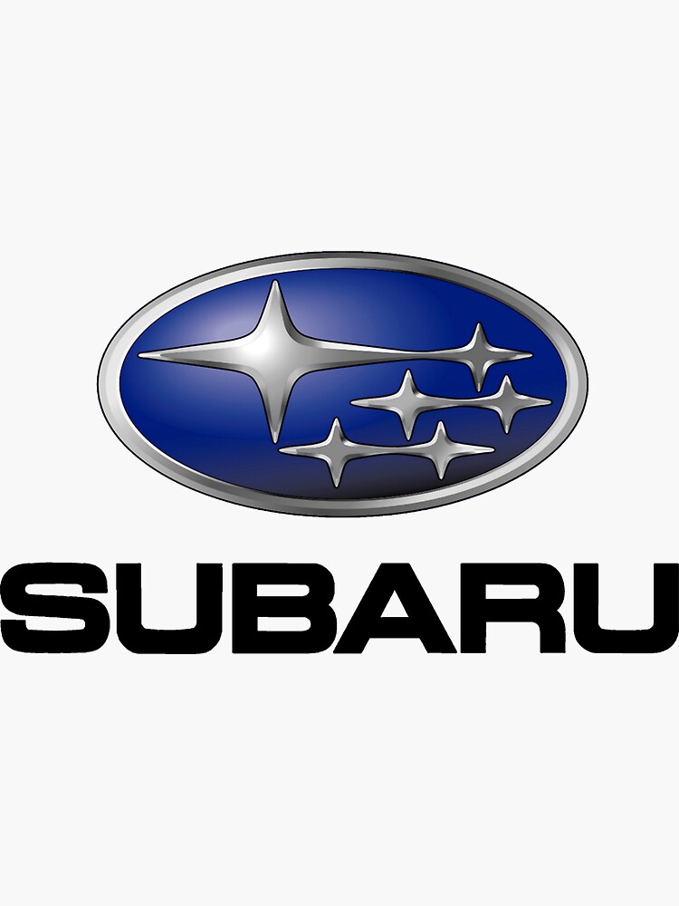"SUBIE-LOGO " Sticker for Sale by HollyGleich421 | Redbubble