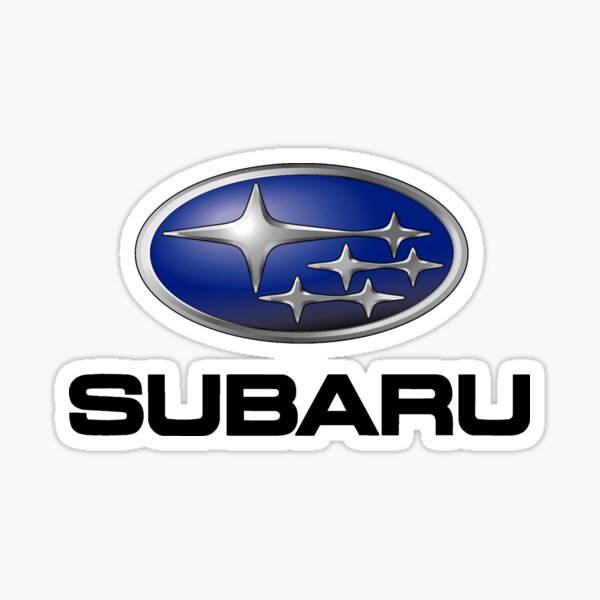 "SUBIE-LOGO " Sticker for Sale by HollyGleich421 | Redbubble