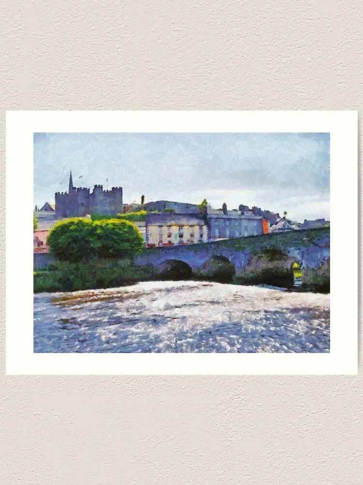 "Enniscorthy town & Castle, Co. Wexford, Ireland" Art Print by ...