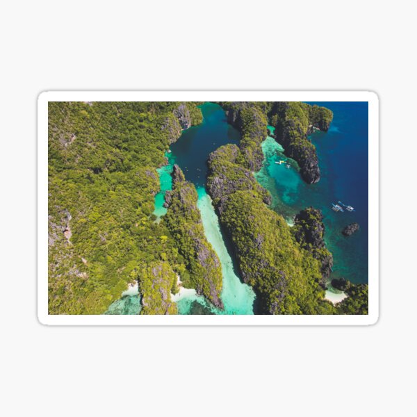 "Big Lagoon, El Nido, Palawan" Sticker for Sale by huwakim | Redbubble