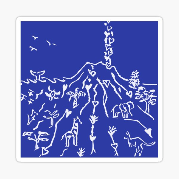 "Isobel Edward-Moon AUSTRALIA All of Life Linocut" Sticker for Sale by ...