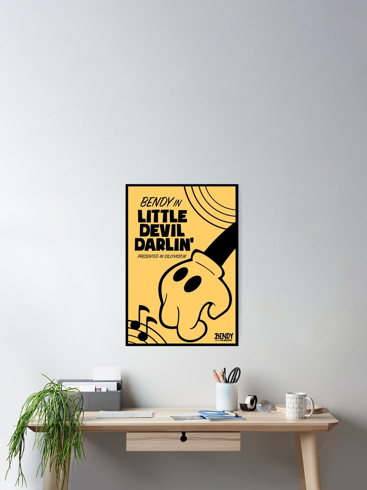 "little devil darlin bendy" Poster for Sale by labelkeith | Redbubble