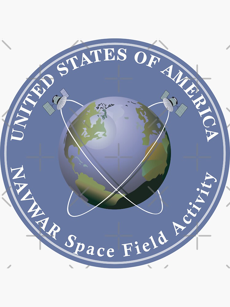 "NAVWAR Space Field Activity wo Txt X 300" Sticker for Sale by ...